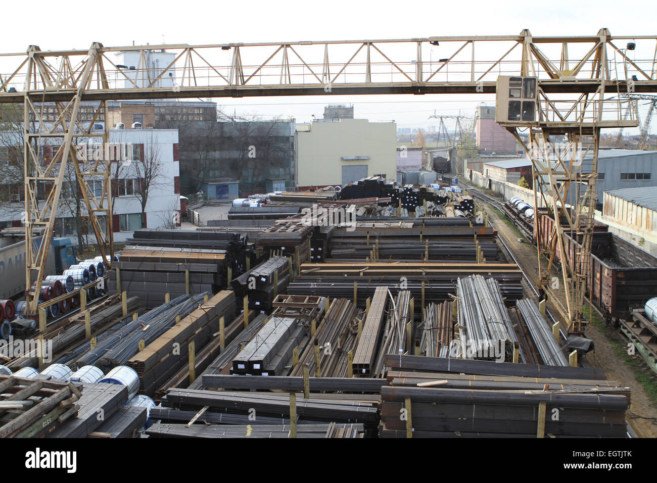 Logistics complex for unloading, loading and storage of metal Stock ...