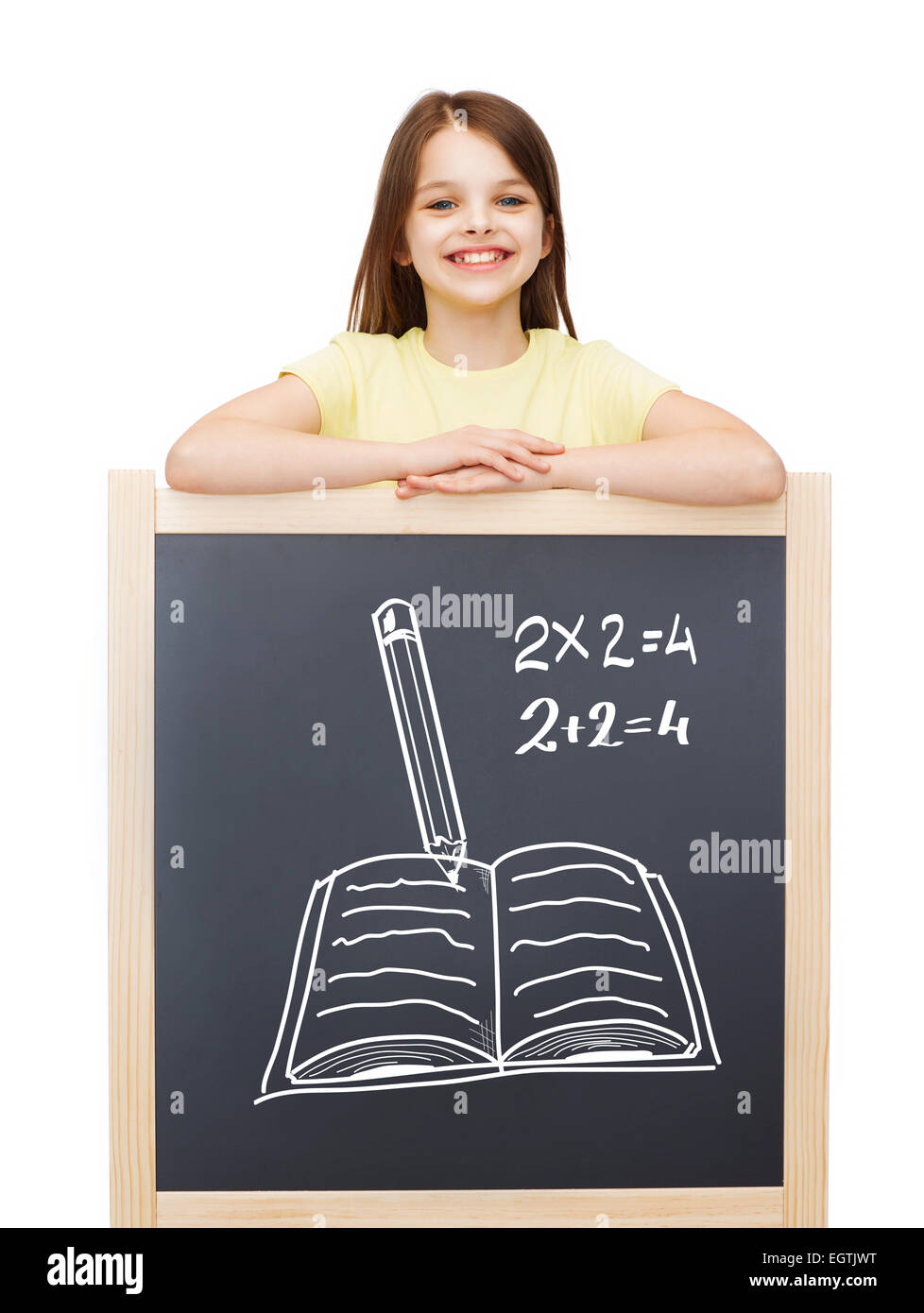 Child blackboard hi-res stock photography and images - Alamy