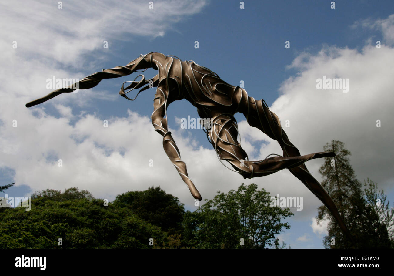 A stunning Penny Hardy sculpture against a blue sky exhibited at the ...