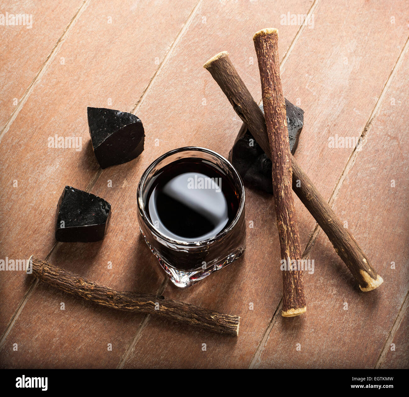 Licorice liqueur with pure blocks hi-res stock photography and images ...