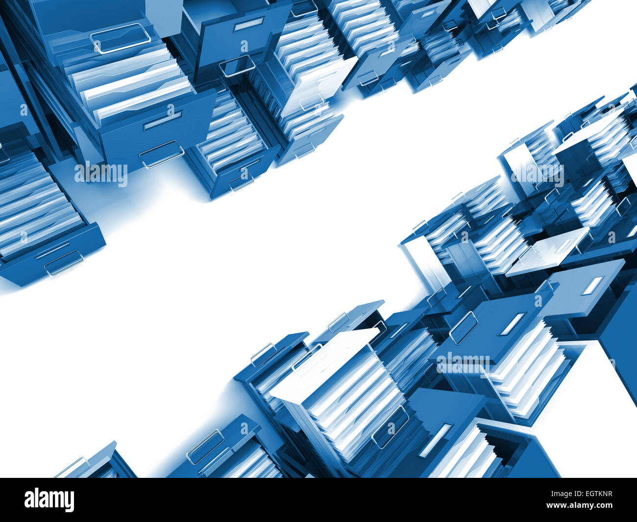 3d image of colorful file cabinet Stock Photo - Alamy