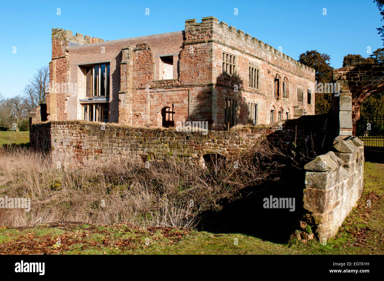 Astley Castle, Warwickshire, England, UK Stock Photo - Alamy