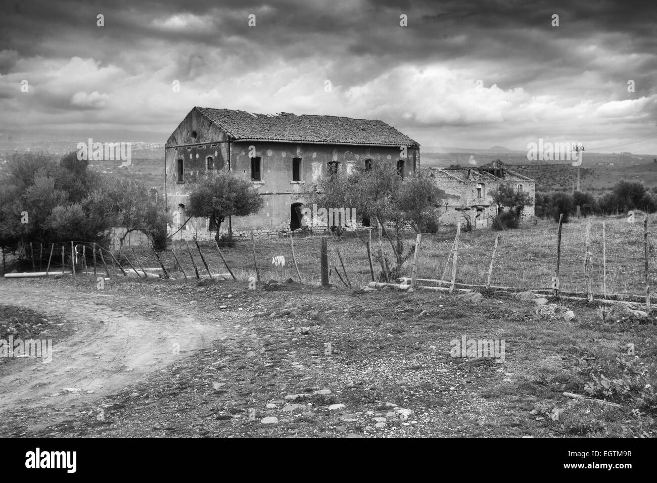 View ancient roman house in Black and White Stock Photos & Images - Alamy