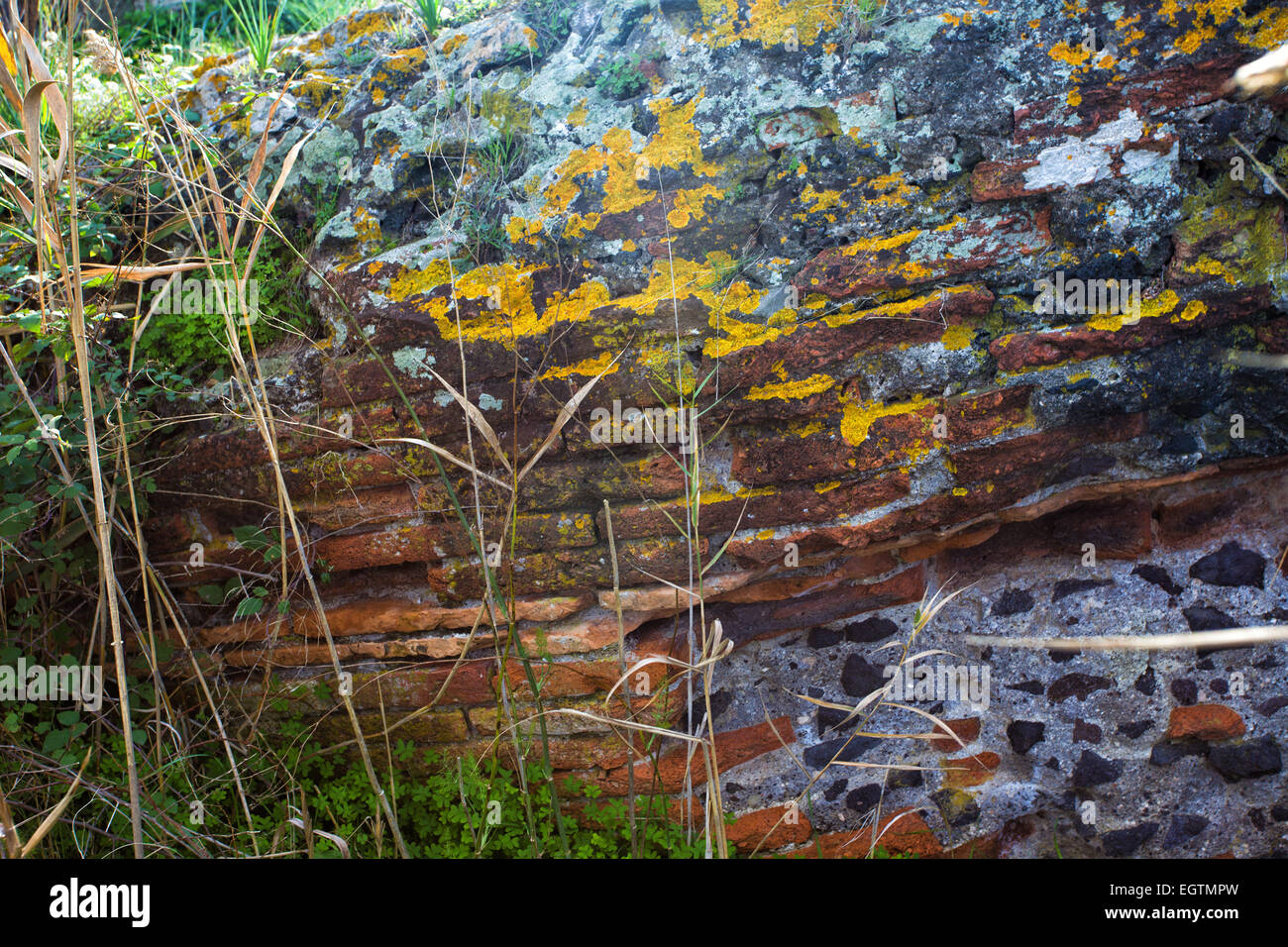 Ruins of the Roman bridge of Centuripe, Sicily Stock Photo - Alamy