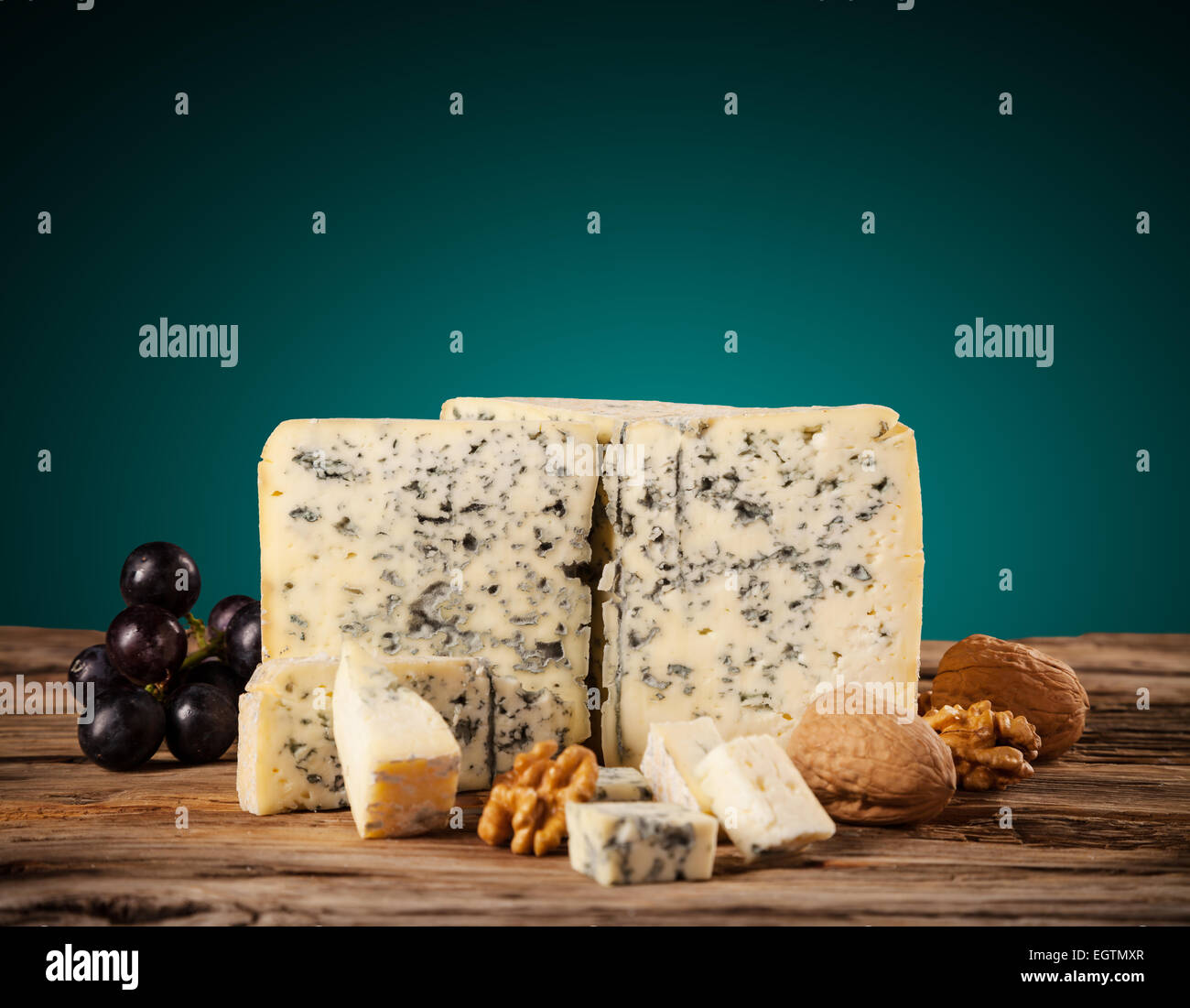 Blue cheese served on hi-res stock photography and images - Alamy