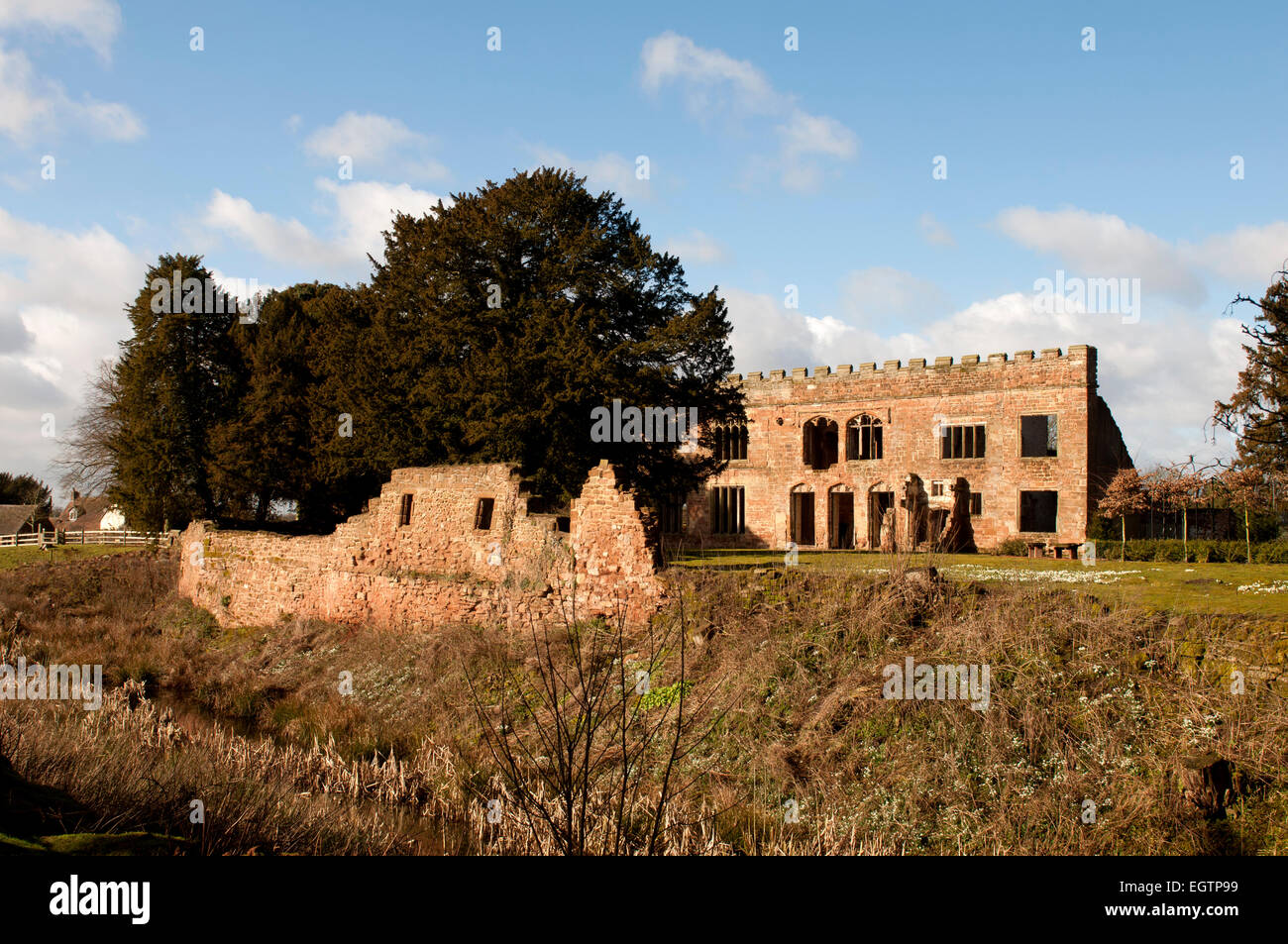 Astley Castle, Warwickshire, England, UK Stock Photo - Alamy