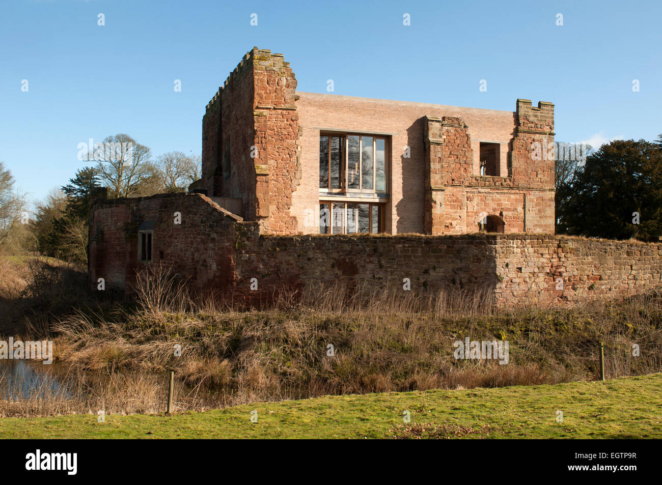 Astley Castle, Warwickshire, England, UK Stock Photo - Alamy