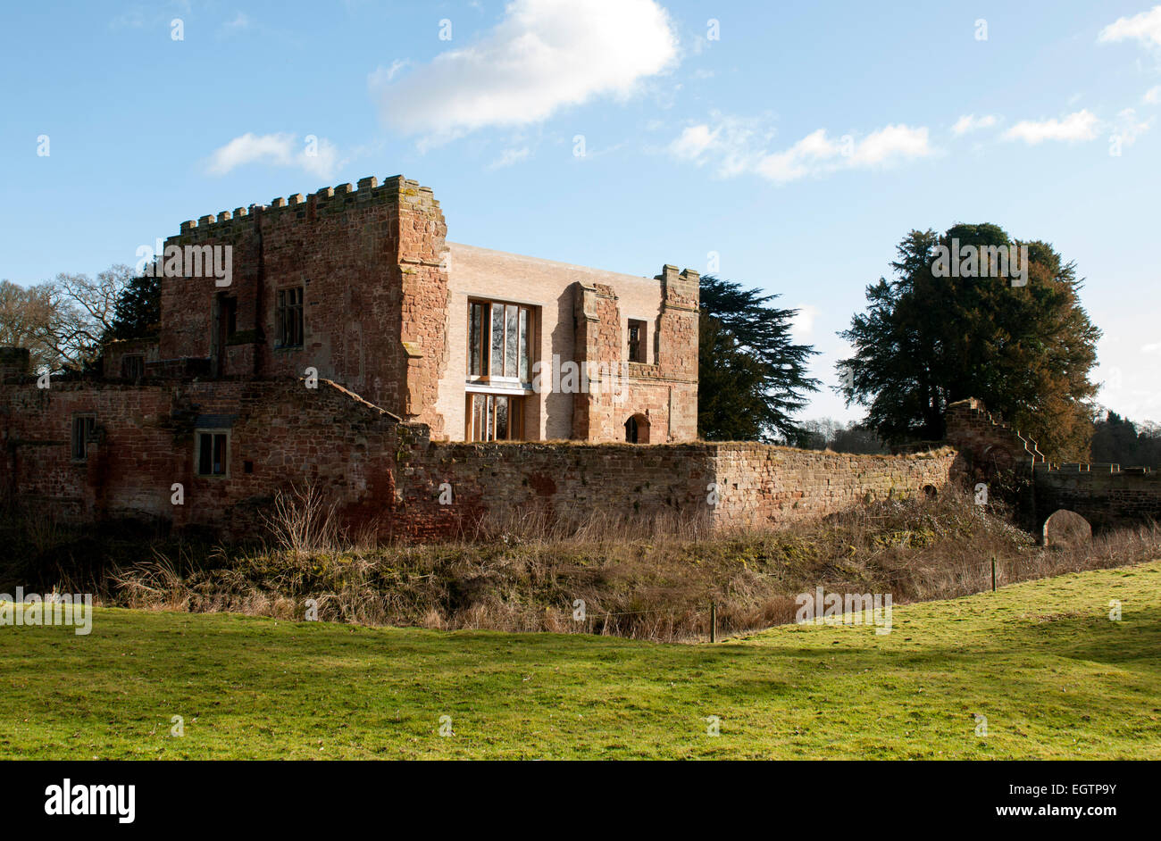 Astley Castle, Warwickshire, England, UK Stock Photo - Alamy