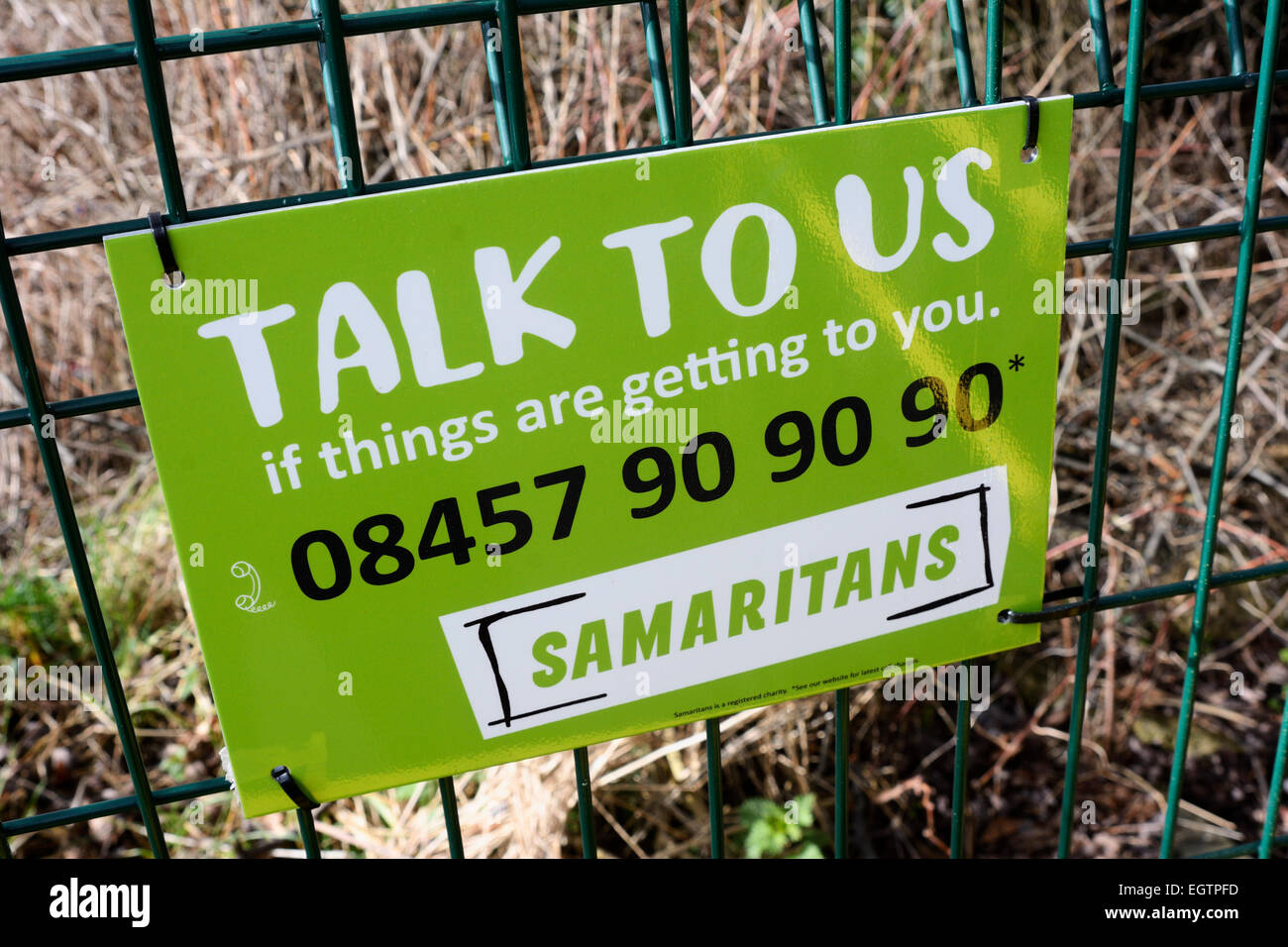 Samaritans sign hi-res stock photography and images - Alamy