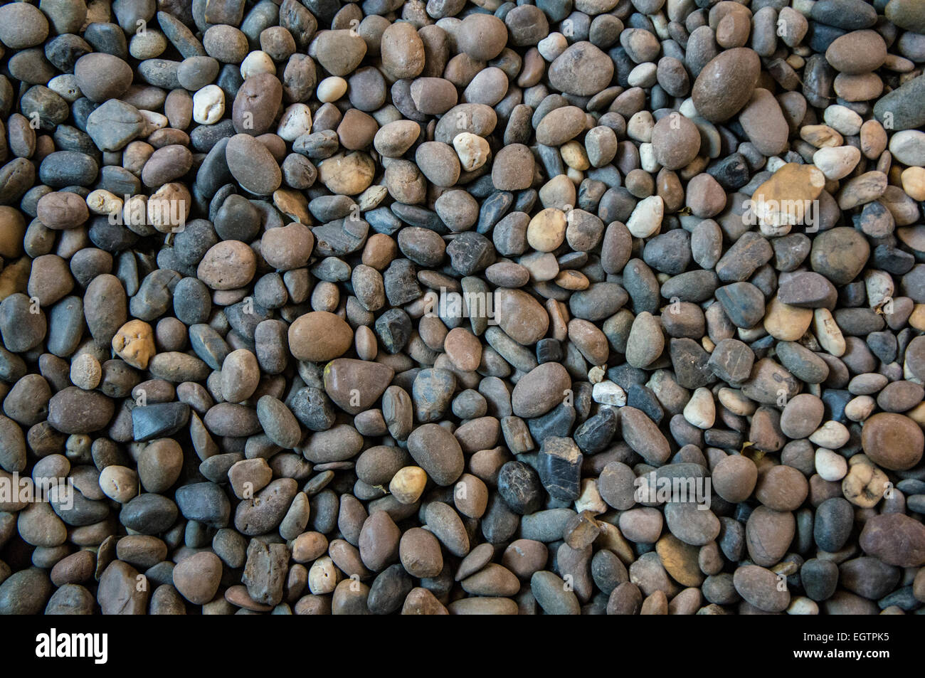 pebbles textured rock earth path ground smooth colored Stock Photo - Alamy