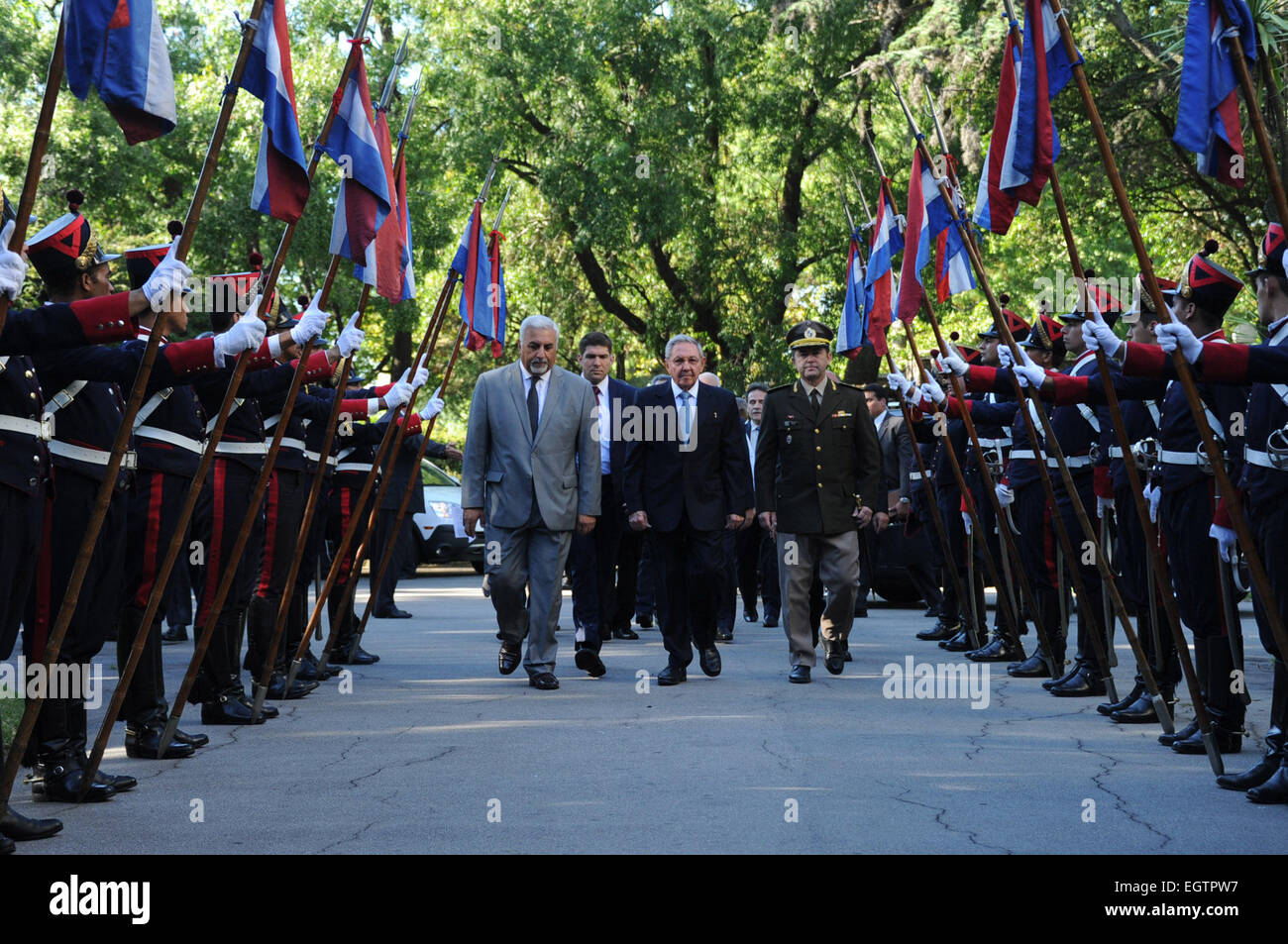 Reviewing honor guard hi-res stock photography and images - Alamy