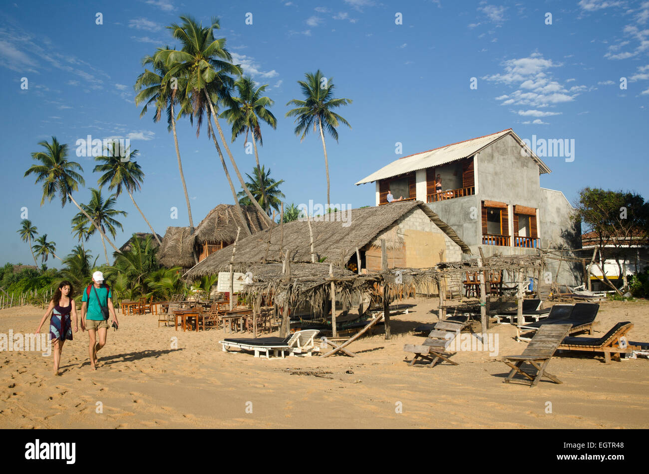 Tangalle beach in Sri Lanka Stock Photo - Alamy