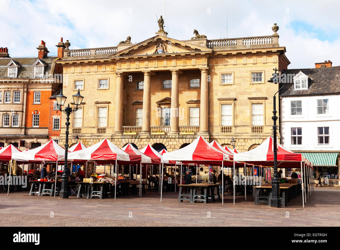 Newark on Trent town hall building The Buttermarket Georgian market ...