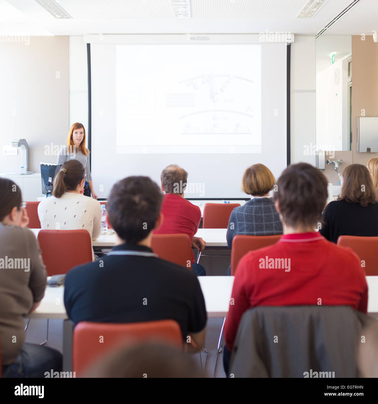 Lecture at university Stock Photo - Alamy