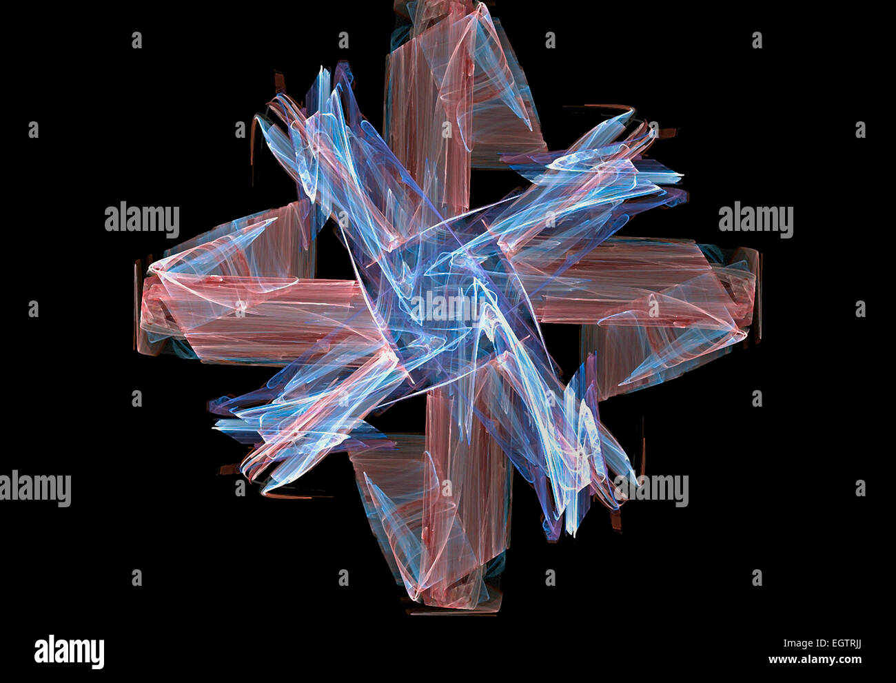 Fractal cross hi-res stock photography and images - Alamy