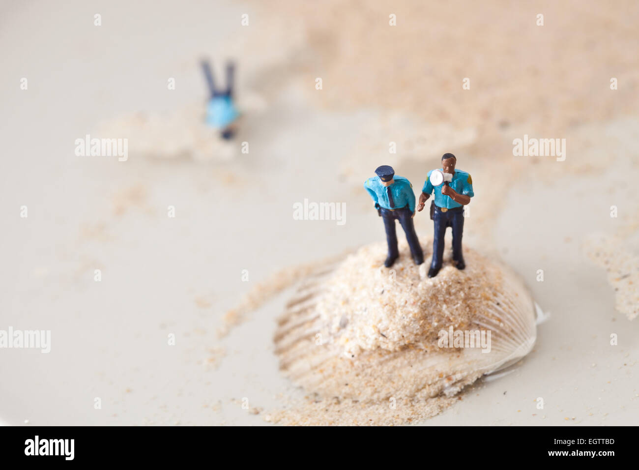 Miniature people in action in various situations Stock Photo - Alamy