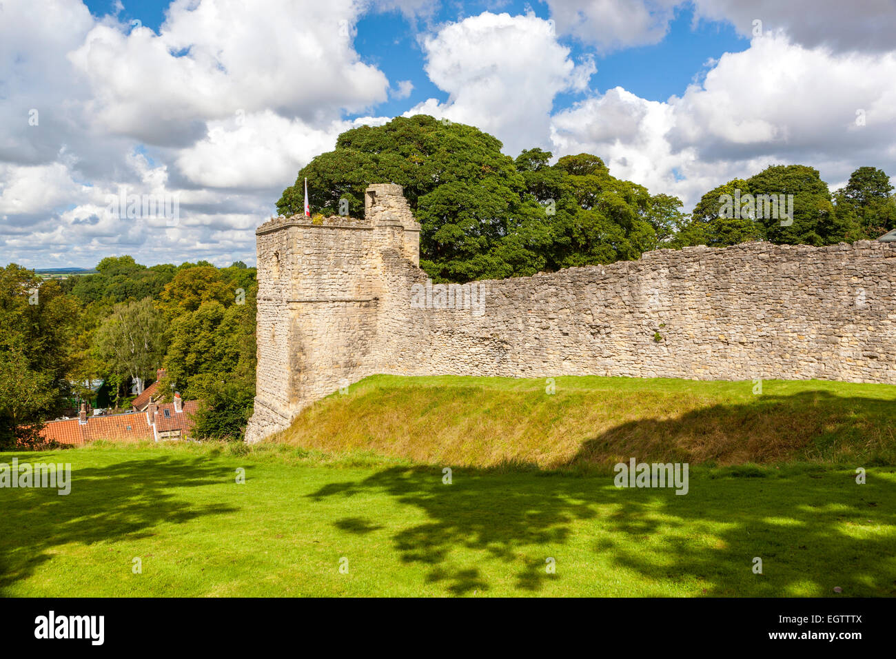 Pickering Castle, North Yorkshire, England, United Kingdom, Europe ...