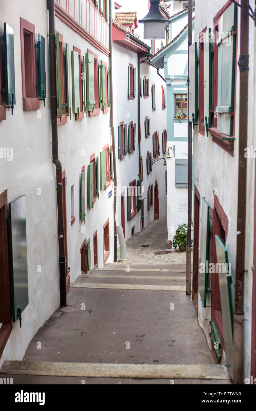 The Old Town Basel, Kanton Basel-Stadt, Switzerland, Europe Stock Photo ...