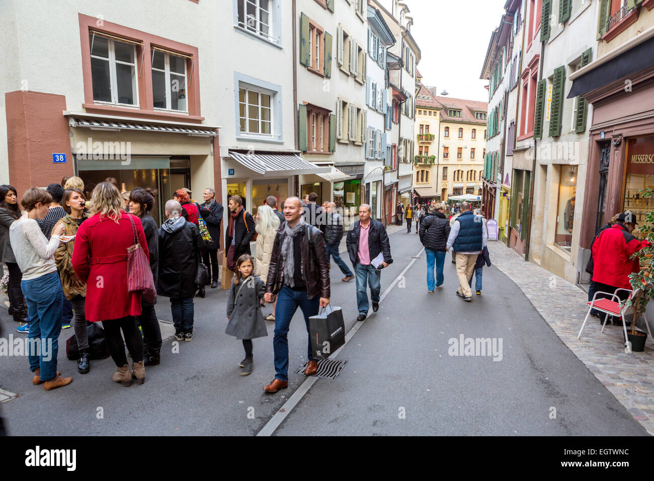 The Old Town Basel, Kanton Basel-Stadt, Switzerland, Europe Stock Photo ...