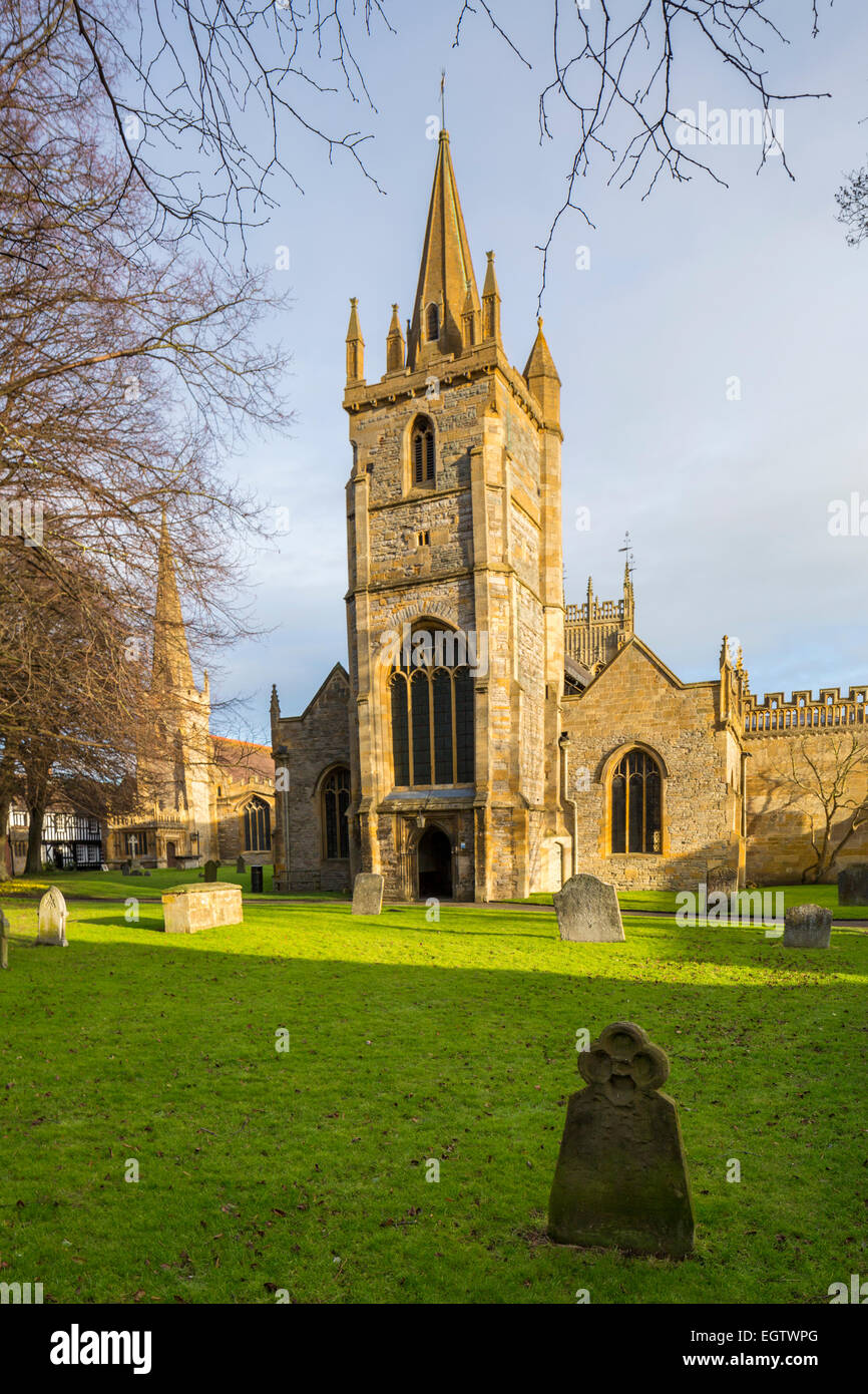 St Lawrence's Church, Evesham, District of Wychavon, Worcestershire ...