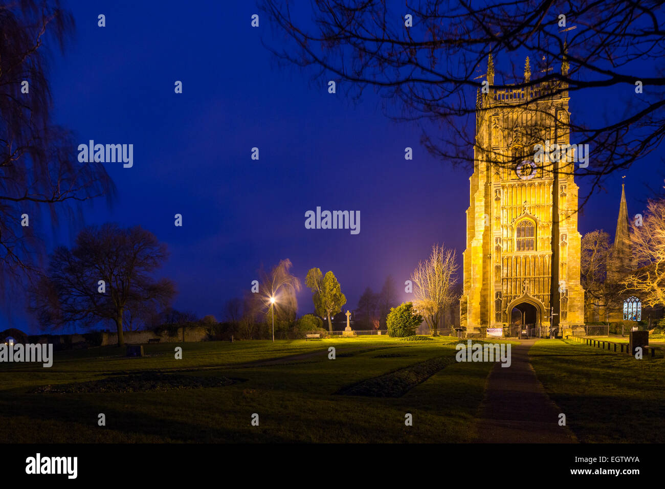Evesham Abbey bell tower, District of Wychavon, Worcestershire, England ...