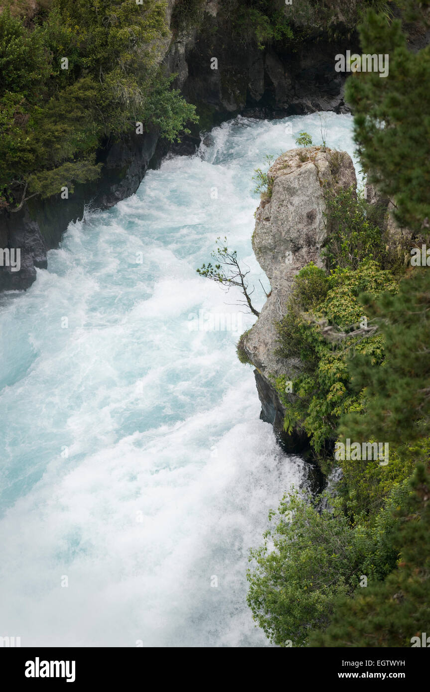 Huka Falls, Waikato River, Taupo, Waikato, North Island, New Zealand ...