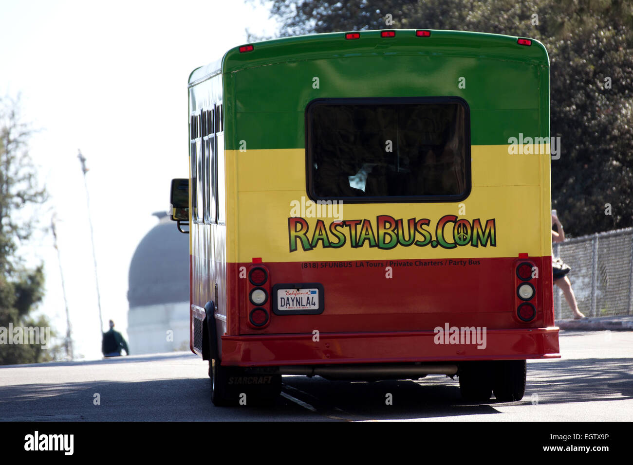 Rastabus in Griffith Park, California Stock Photo - Alamy