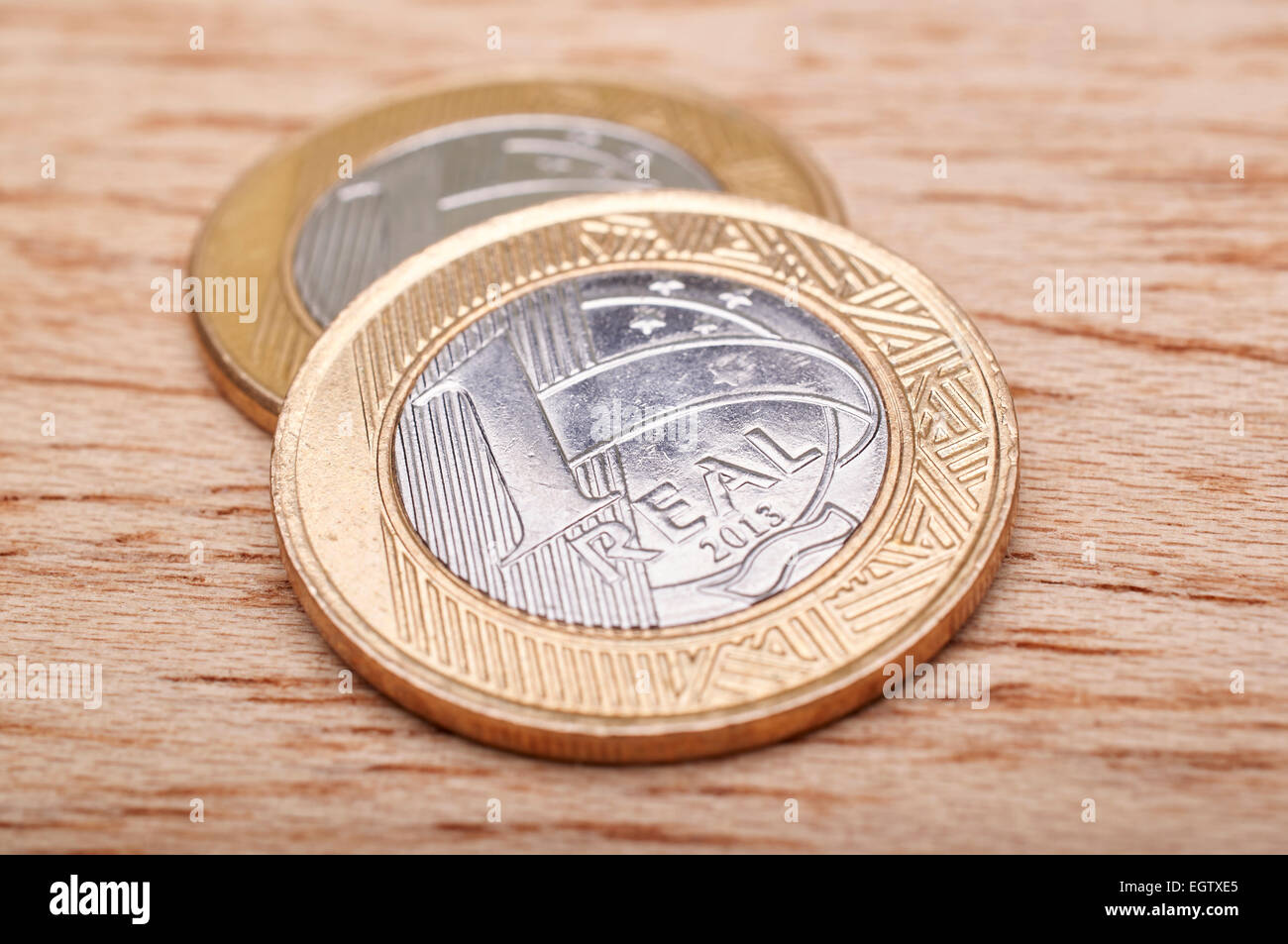 Money coins Brazilian Stock Photo - Alamy