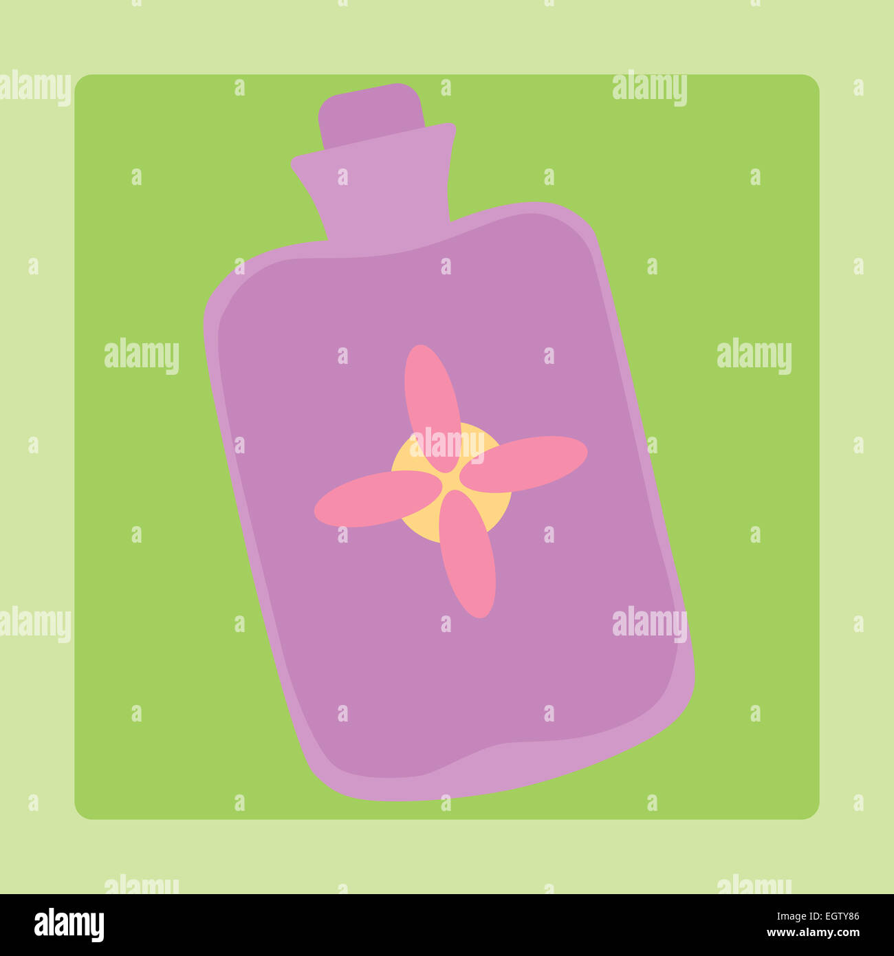 Medical rubber heating pad symbol sign pictogram Stock Photo - Alamy
