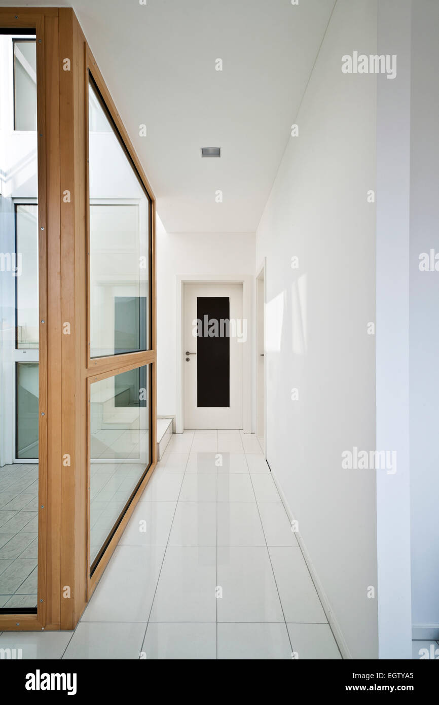 interior of a modern home, corridor Stock Photo - Alamy