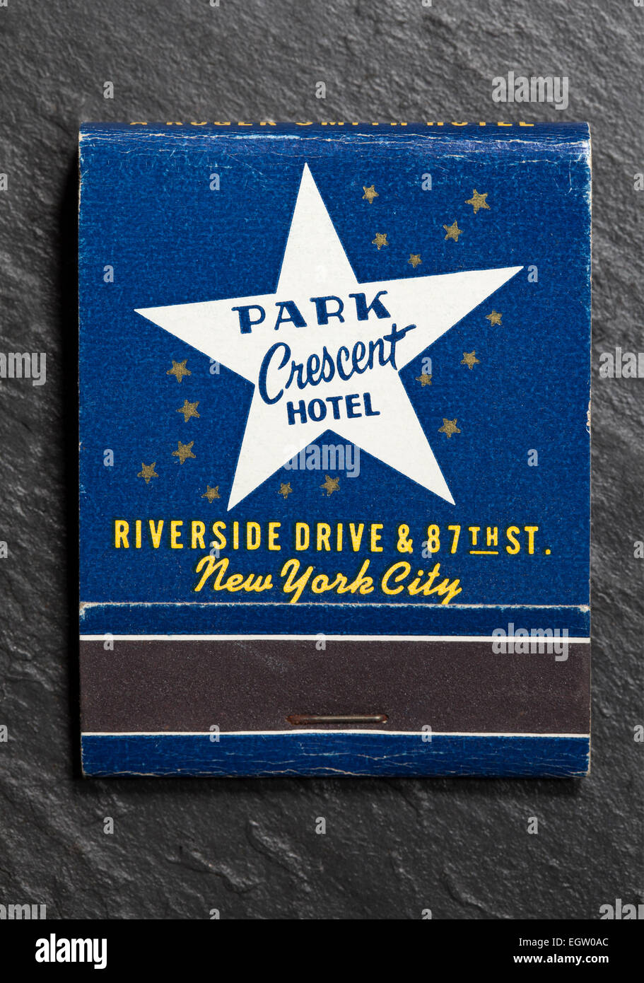 Vintage American Matchbook advertising Park Crescent Hotel New York ...