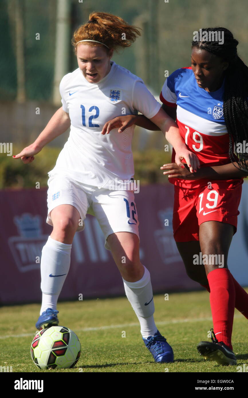 La Manga Club, Spain. 2nd March, 2015. Women's U23 National Team ...