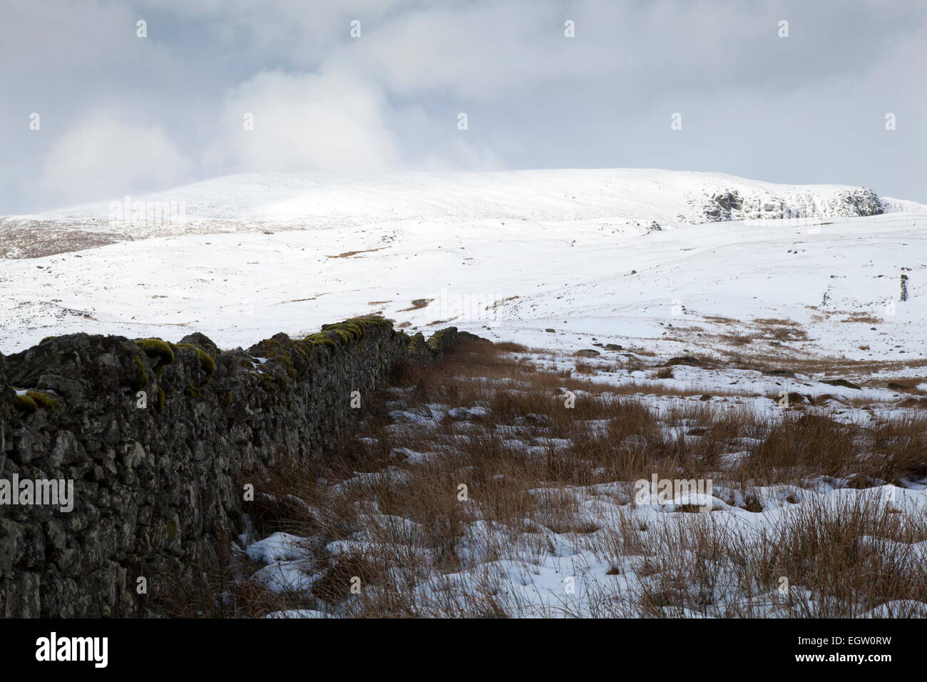 A winter view of Arenig Fach, Snowdonia Stock Photo - Alamy