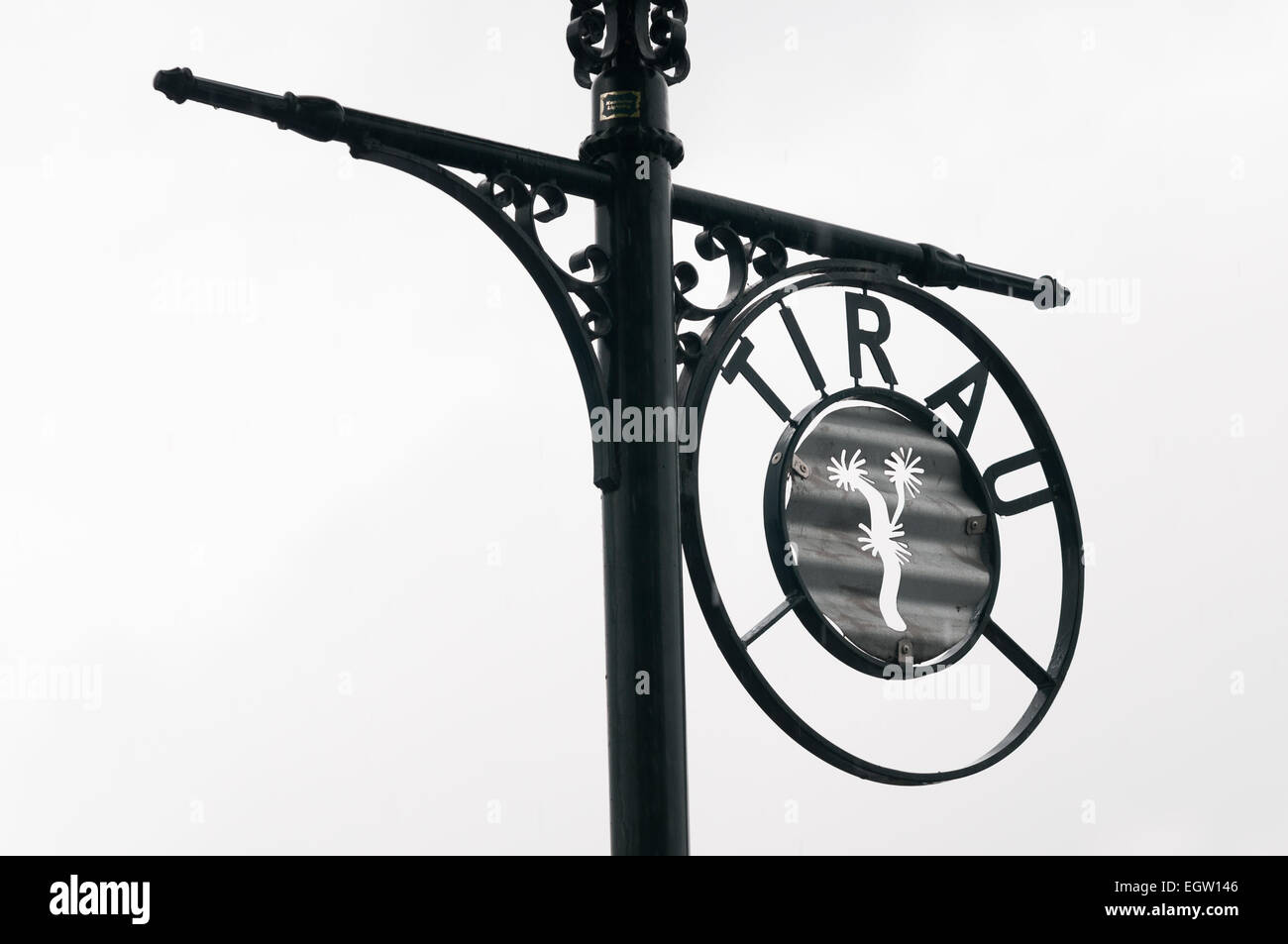 Tirau street sign hi-res stock photography and images - Alamy