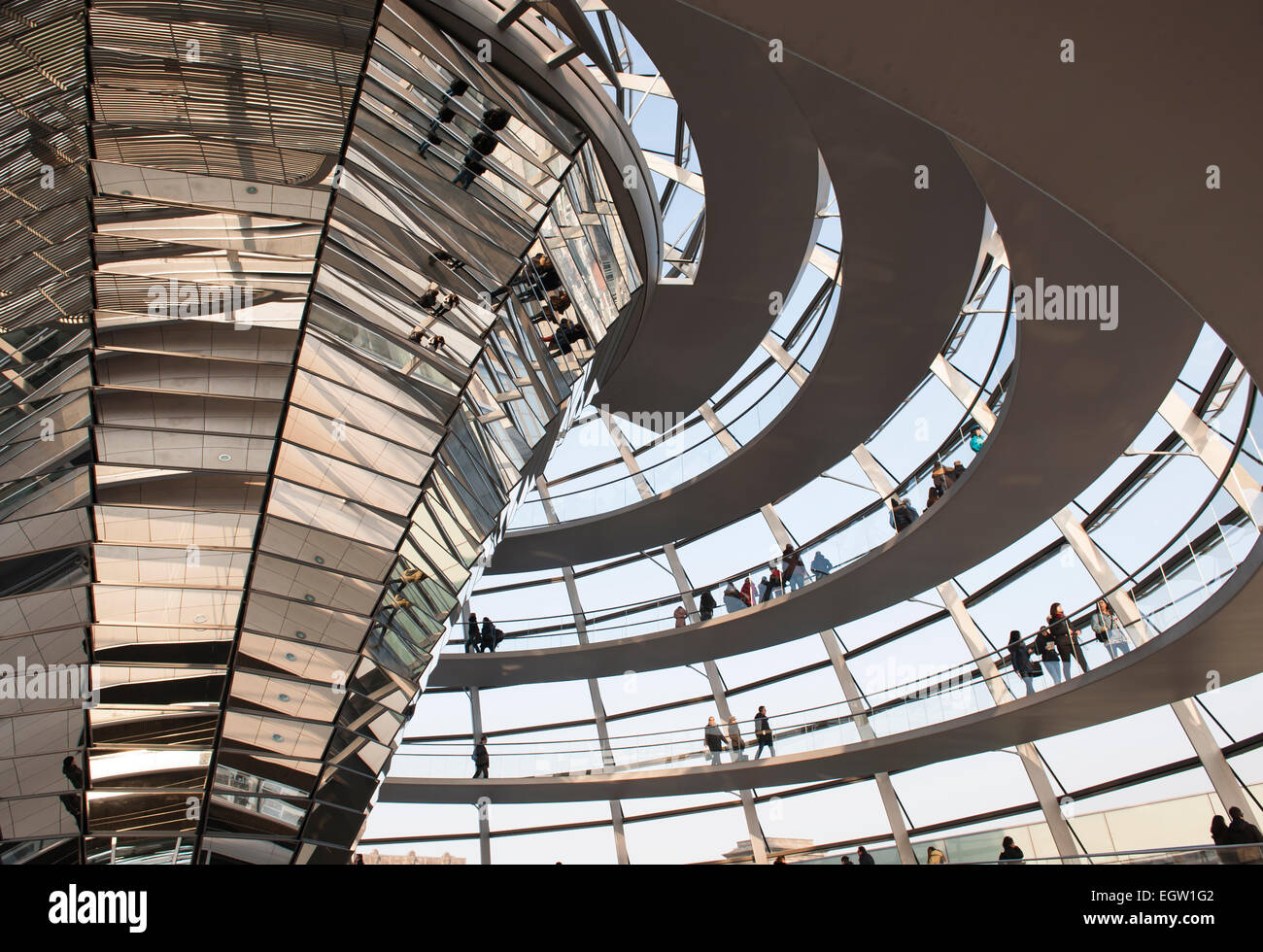 glass dome of the reichstag building in Berlin Stock Photo - Alamy