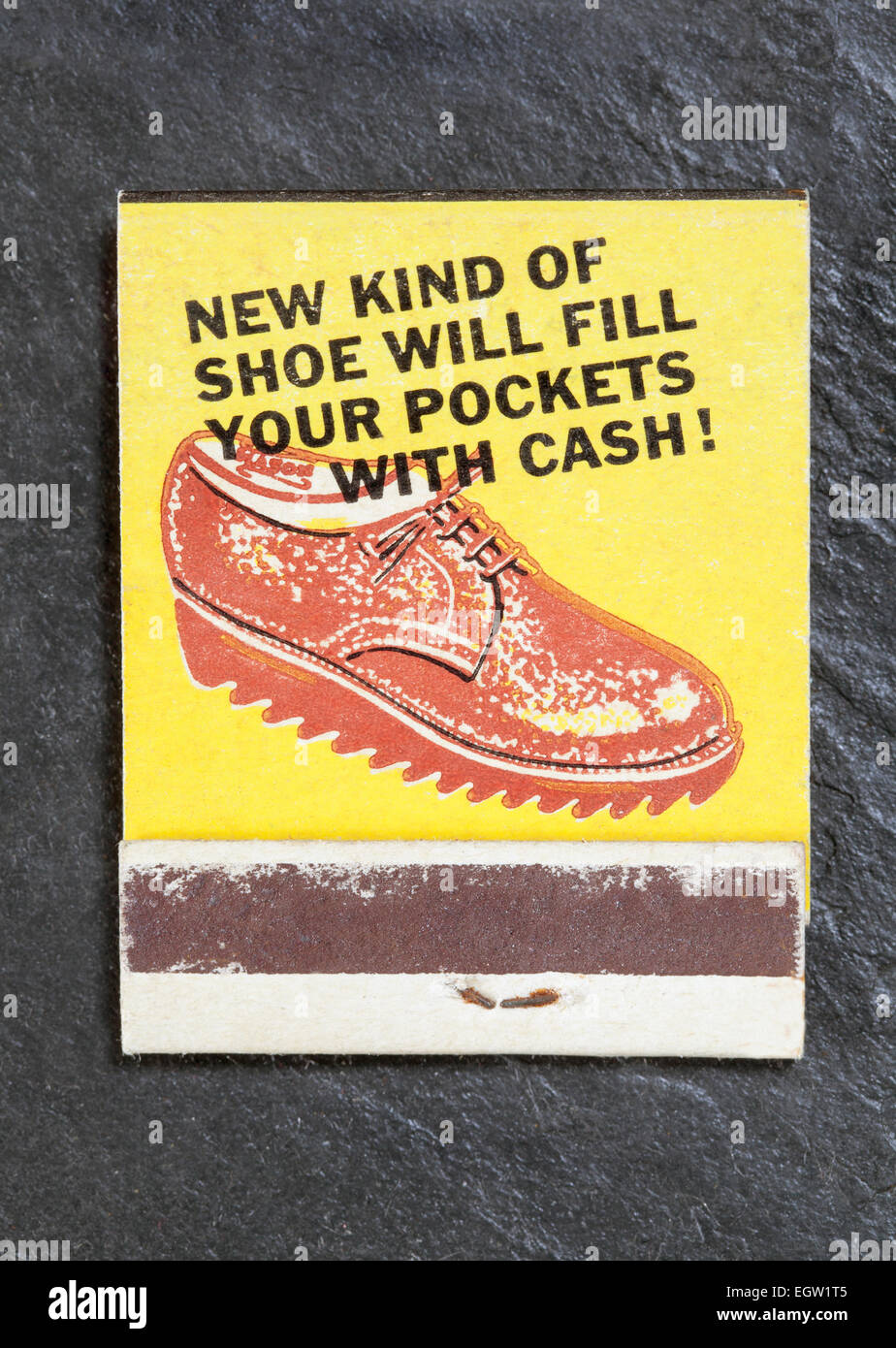 Vintage American Matchbook advertising Mason Shoes Stock Photo - Alamy