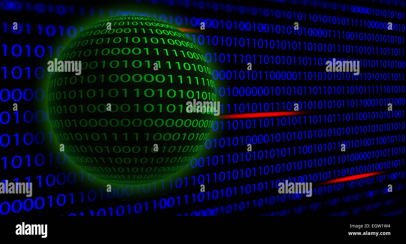Abstract background image of digital binary code Stock Photo - Alamy