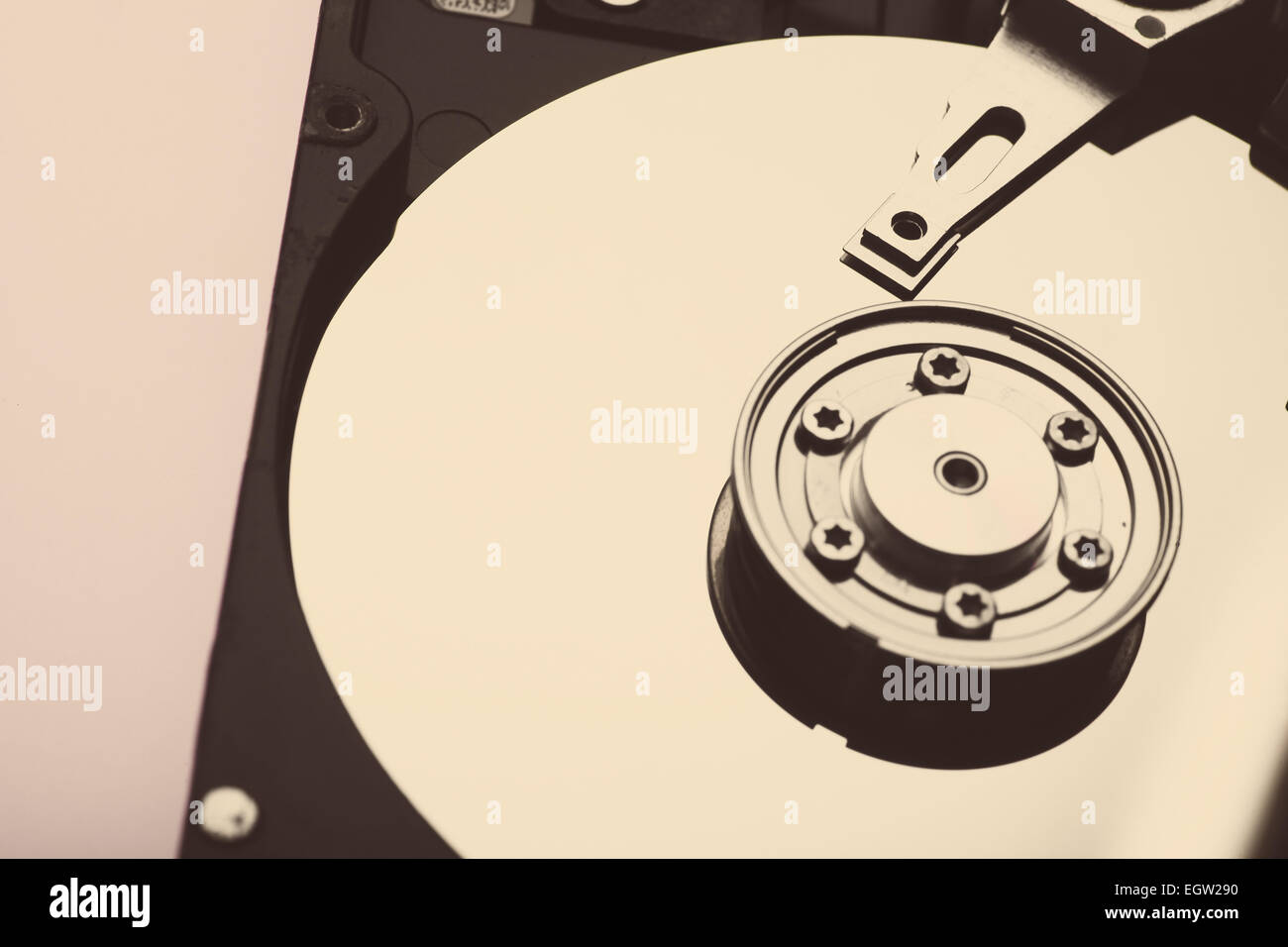 Inside a computer hard drive hi-res stock photography and images - Alamy