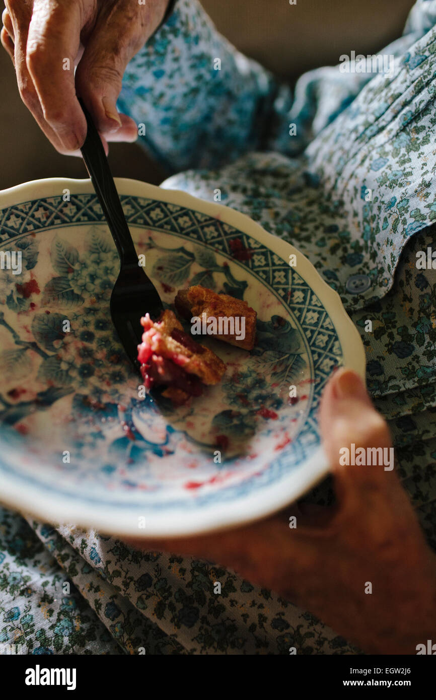 Old person eating pie hi-res stock photography and images - Alamy