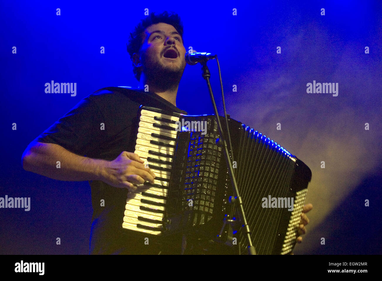 The Felice Brothers performing at the O2 ABC Glasgow Featuring: James ...