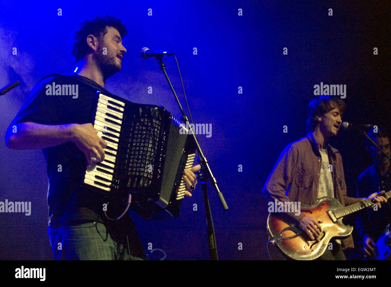 The Felice Brothers performing at the O2 ABC Glasgow Featuring: James ...