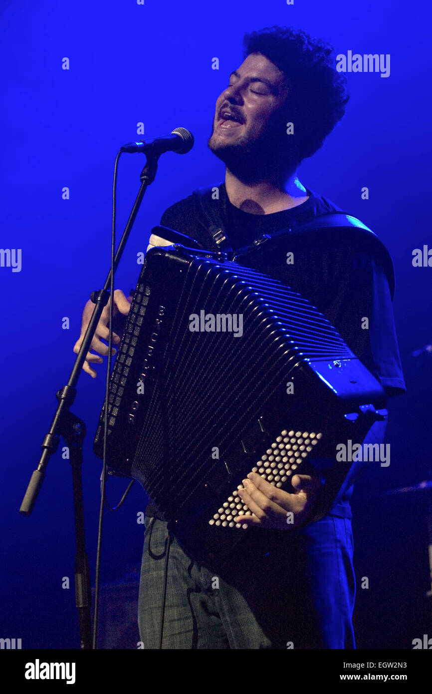 The Felice Brothers performing at the O2 ABC Glasgow Featuring: James ...