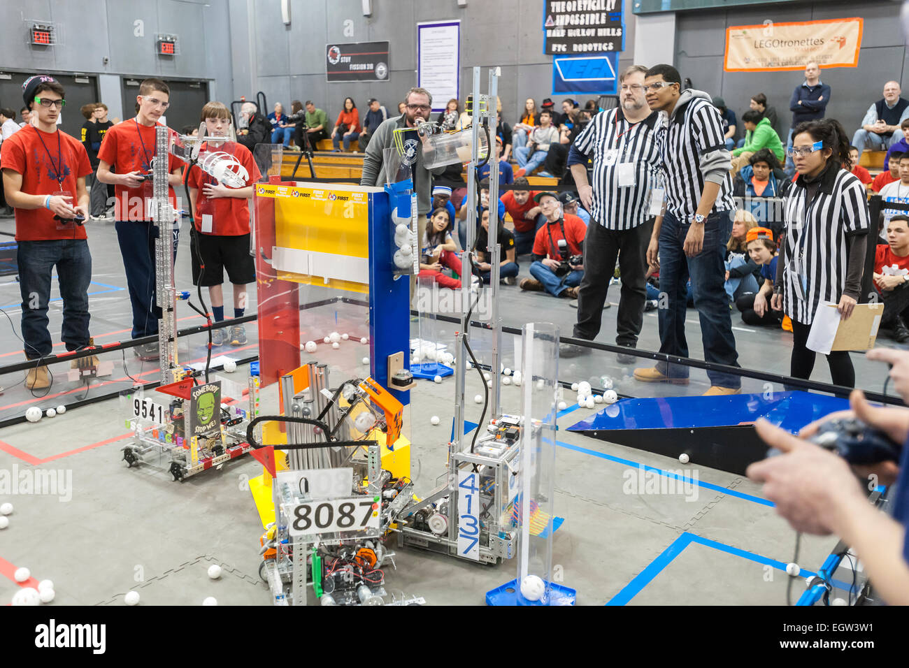 FIRST Tech Challenge Regional Championship held at NYU-Polytechnic in ...