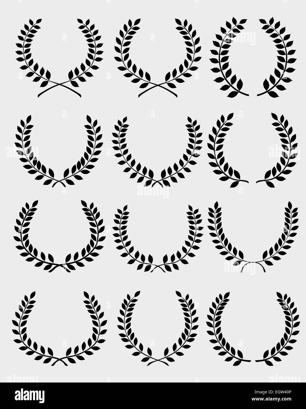 Laurel wreath award victory hi-res stock photography and images - Alamy