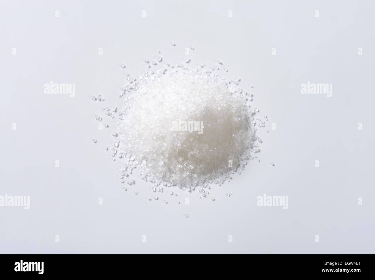 Heap of white granulated sugar Stock Photo - Alamy
