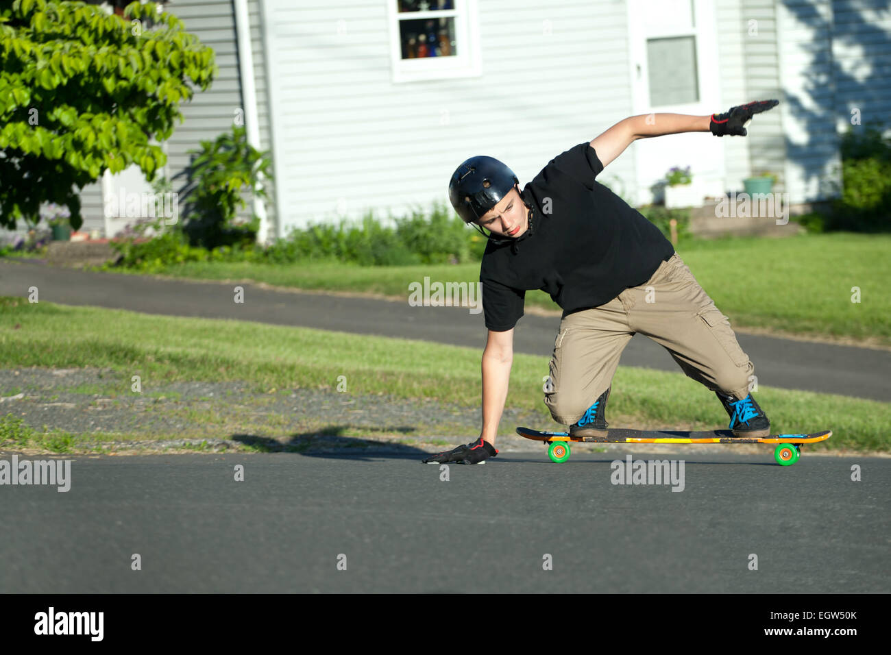 Athletic slides hi-res stock photography and images - Alamy