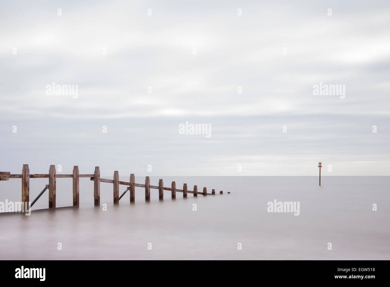 Long exposure of the sea Stock Photo - Alamy