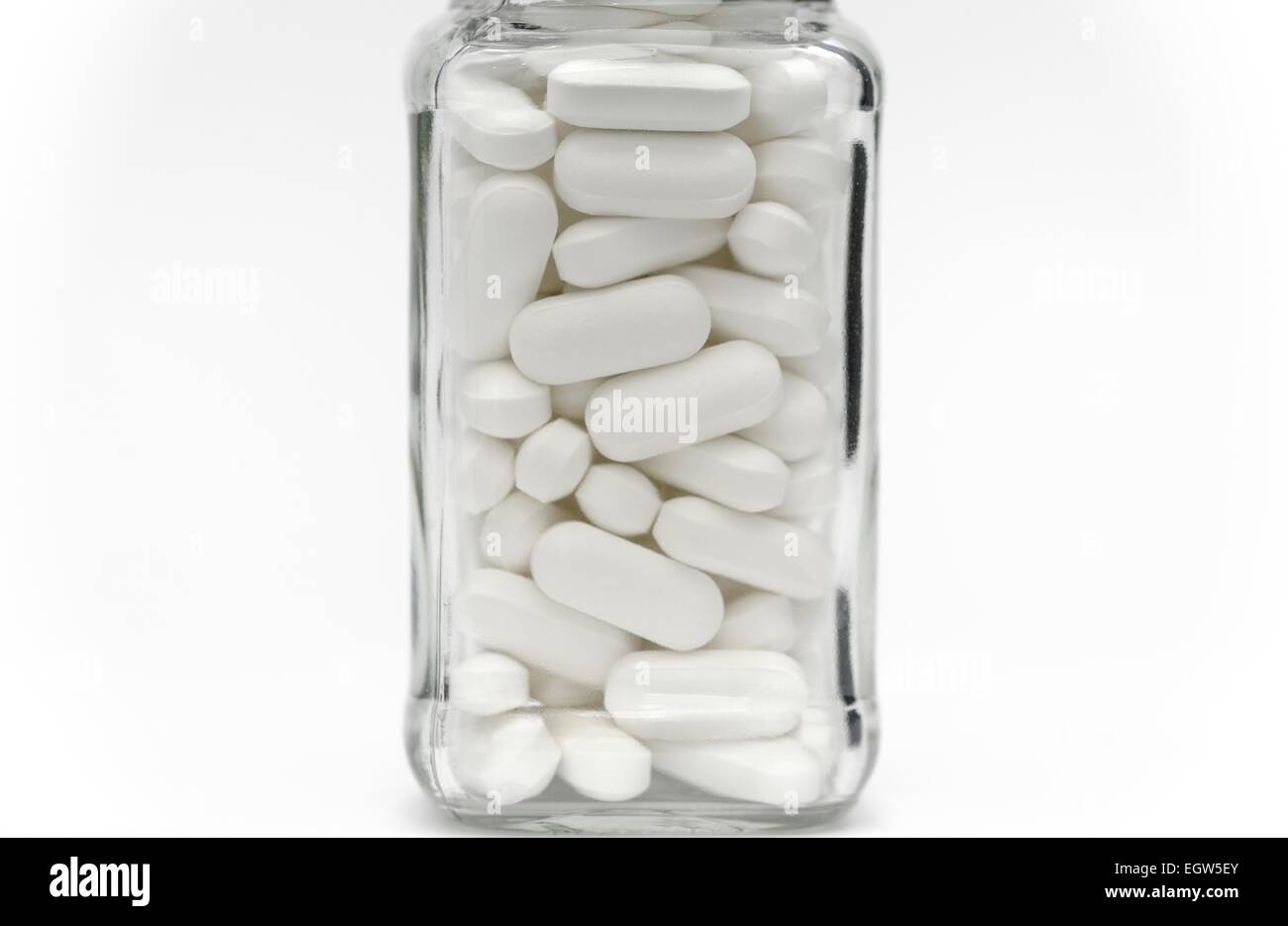 White tablets hi-res stock photography and images - Alamy