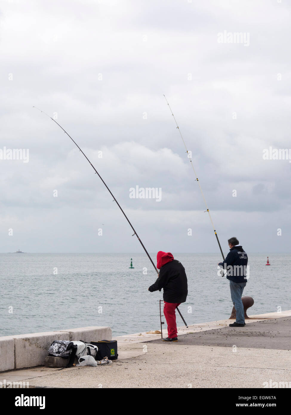 Two people fishing hi-res stock photography and images - Alamy