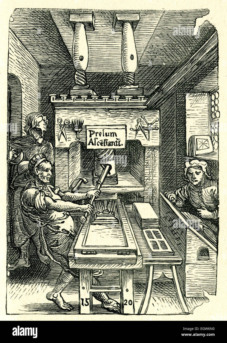 1520 printing press hi-res stock photography and images - Alamy